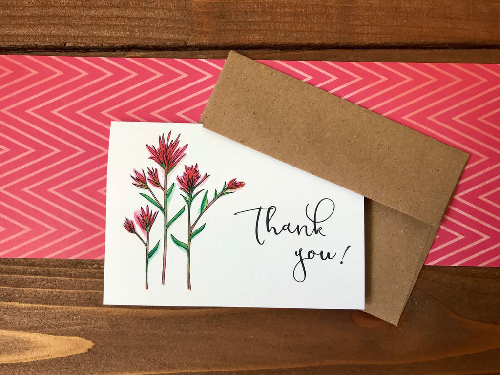 Thank You | Boxed Set of 8 Assorted Cards – Whimsicals Paperie