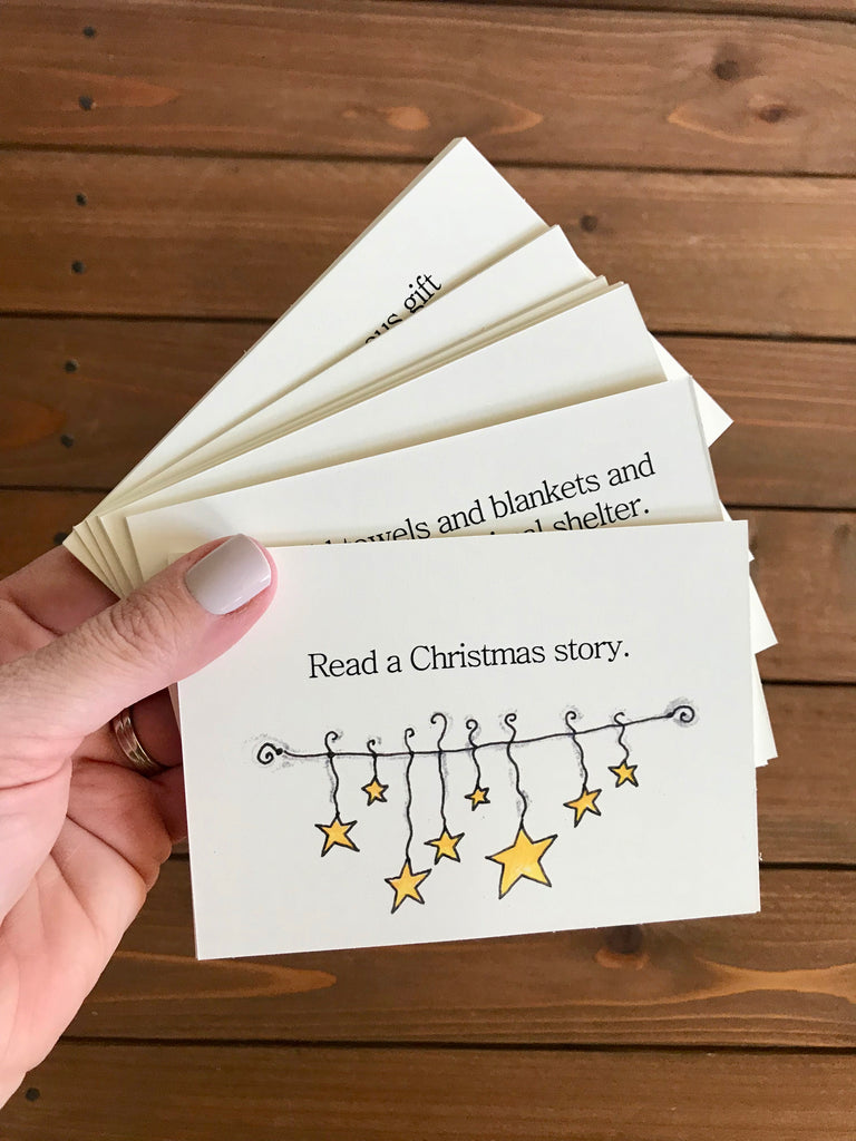 PRINTABLE Family Advent Calendar Card Deck | PDF Digital Download ...