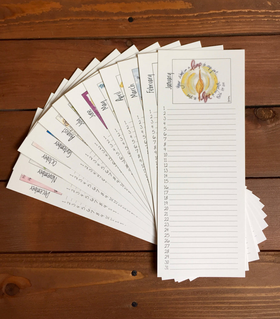 PRINTABLE Scripture Themed BirthdayCalendar | PDF Digital Download ...